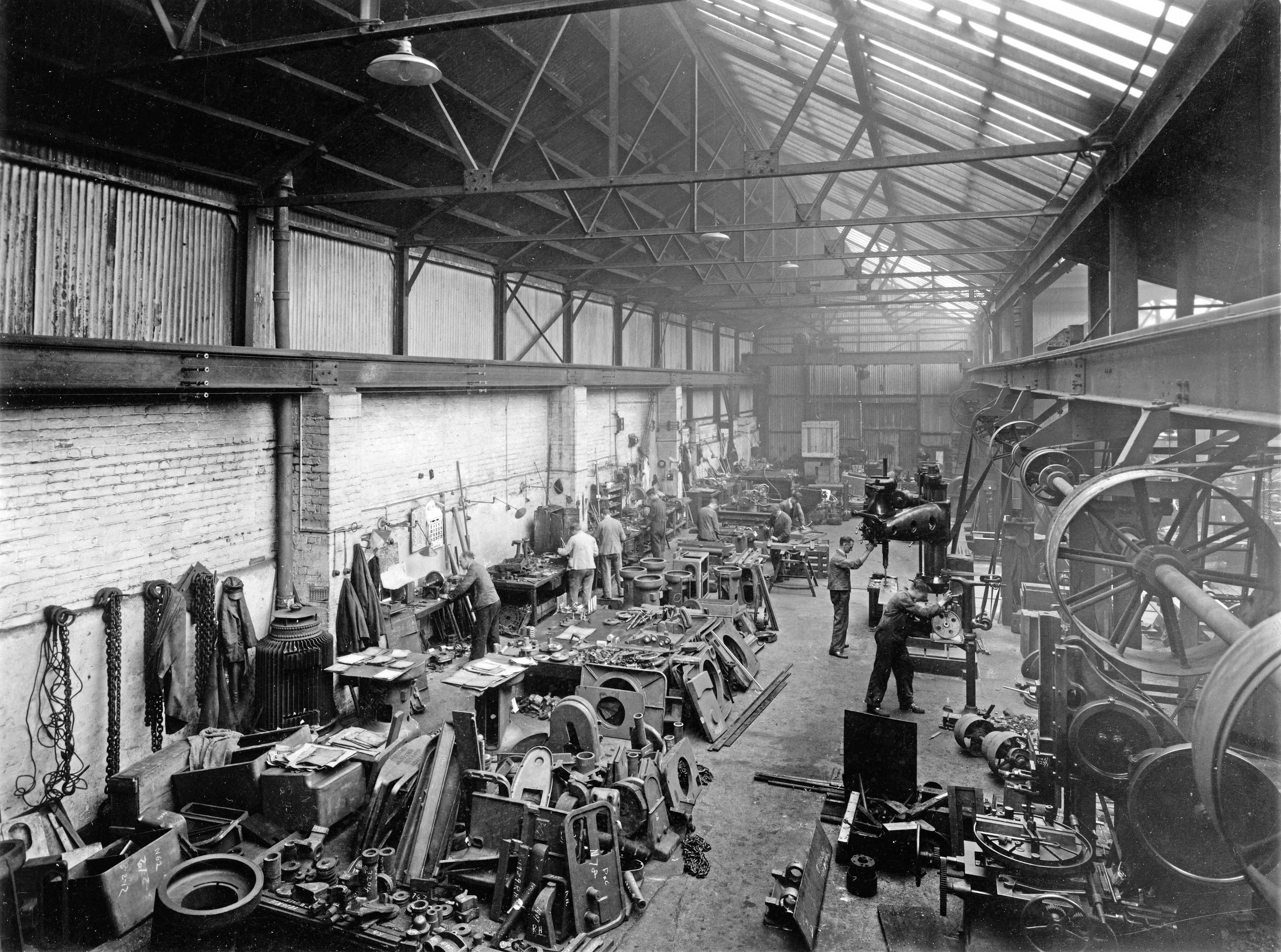 Snow Sheffield Factory Photographs and Type T Grinders